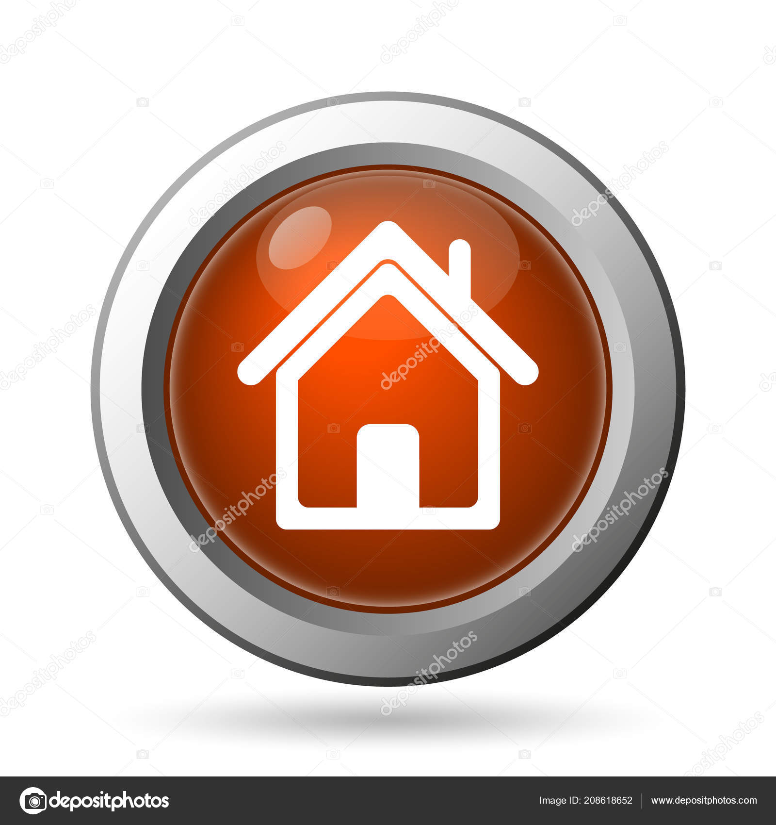 Home Button Icon White