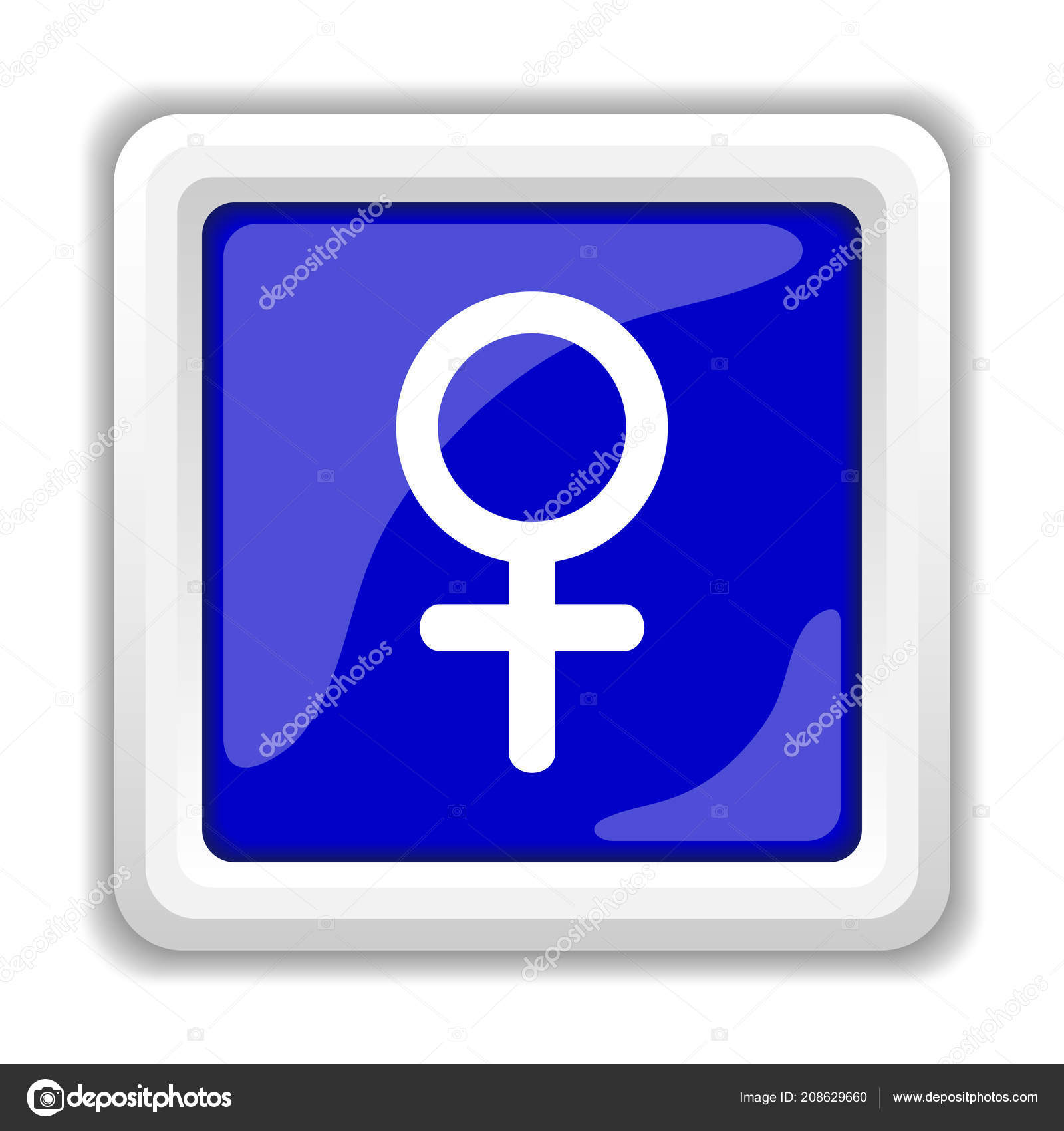 Female sign icon — Stock Photo © valentint #208629660