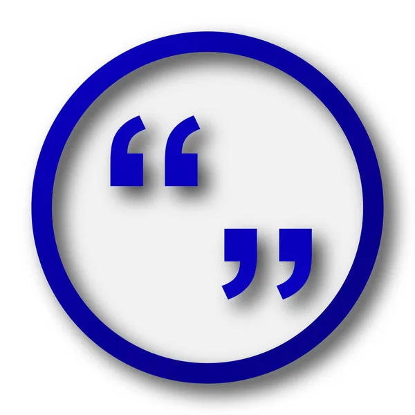 Quotation mark icon Stock Photos, Royalty Free Quotation mark icon ...