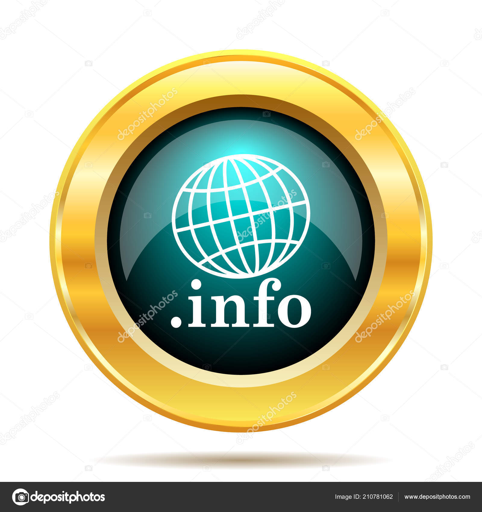 .Info Icono — Foto de stock © valentint #210781062