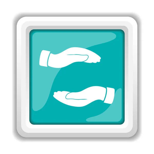 Premium vector help support assistance safety two hands logo Stock ...