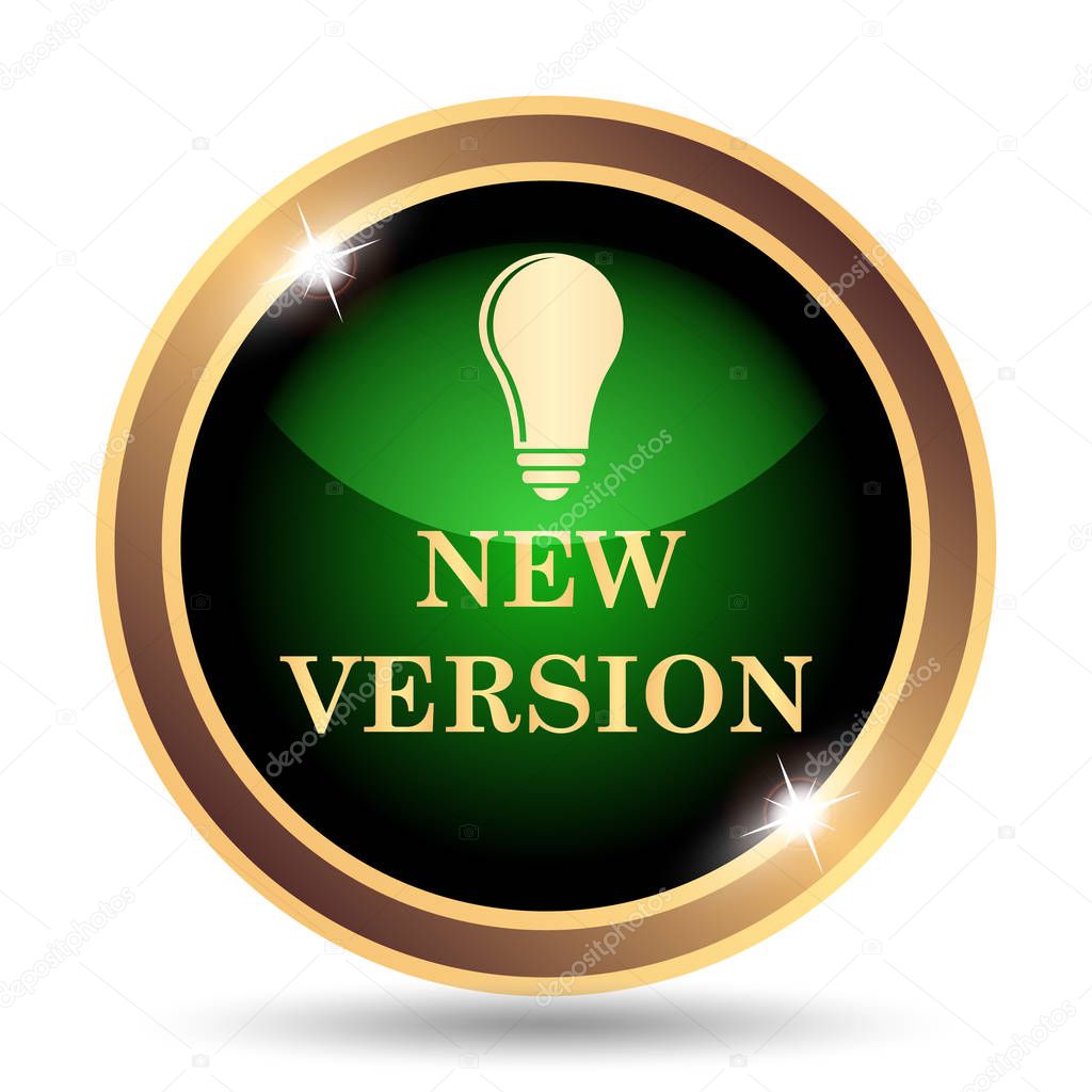 New version icon — Stock Photo © valentint #210846158