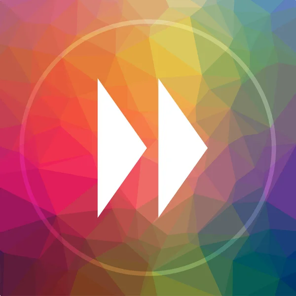 Pink Fast Forward Symbol