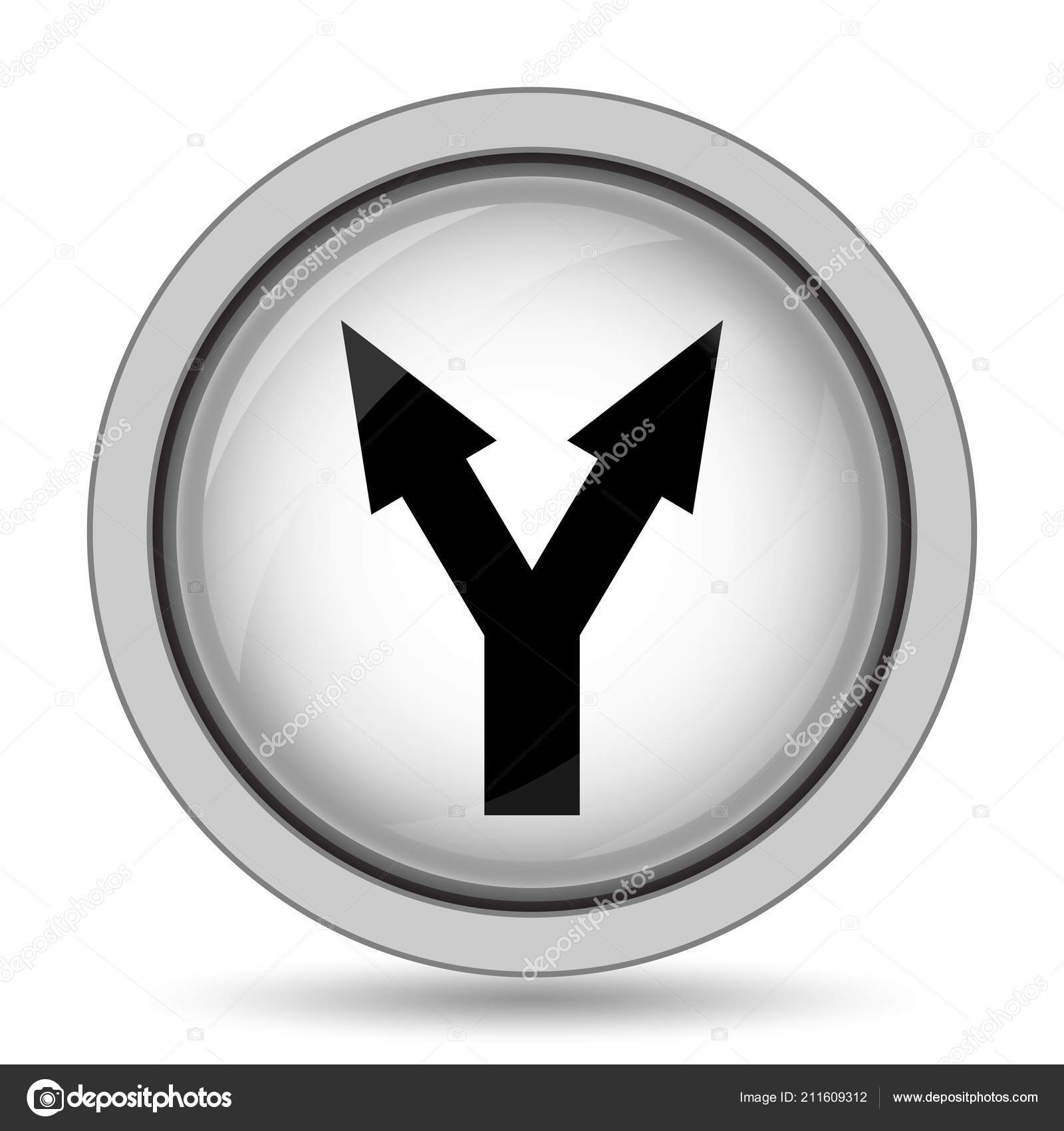 Split arrow icon — Stock Photo © valentint #211609312