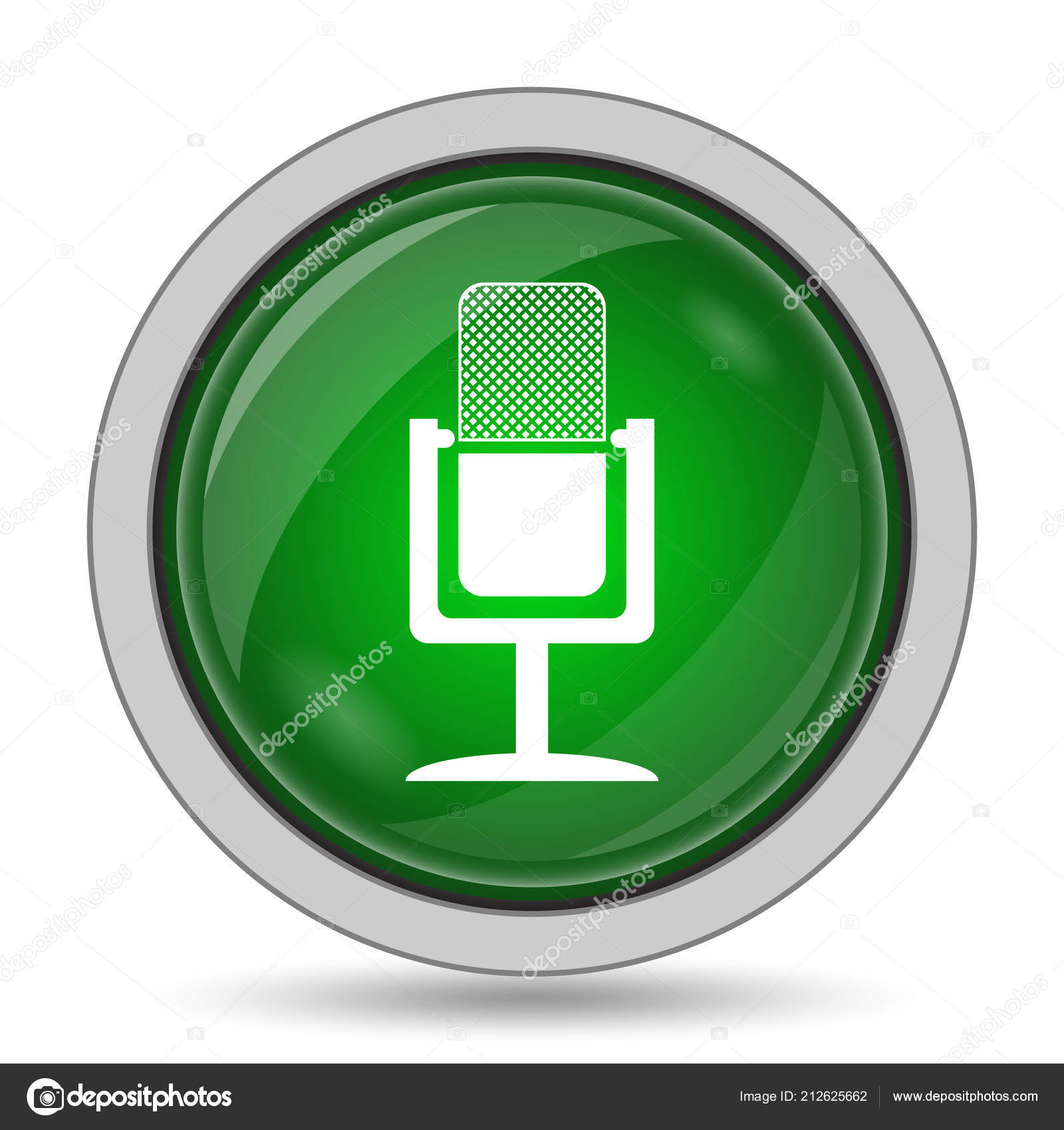 Microphone icon — Stock Photo © valentint #212625662
