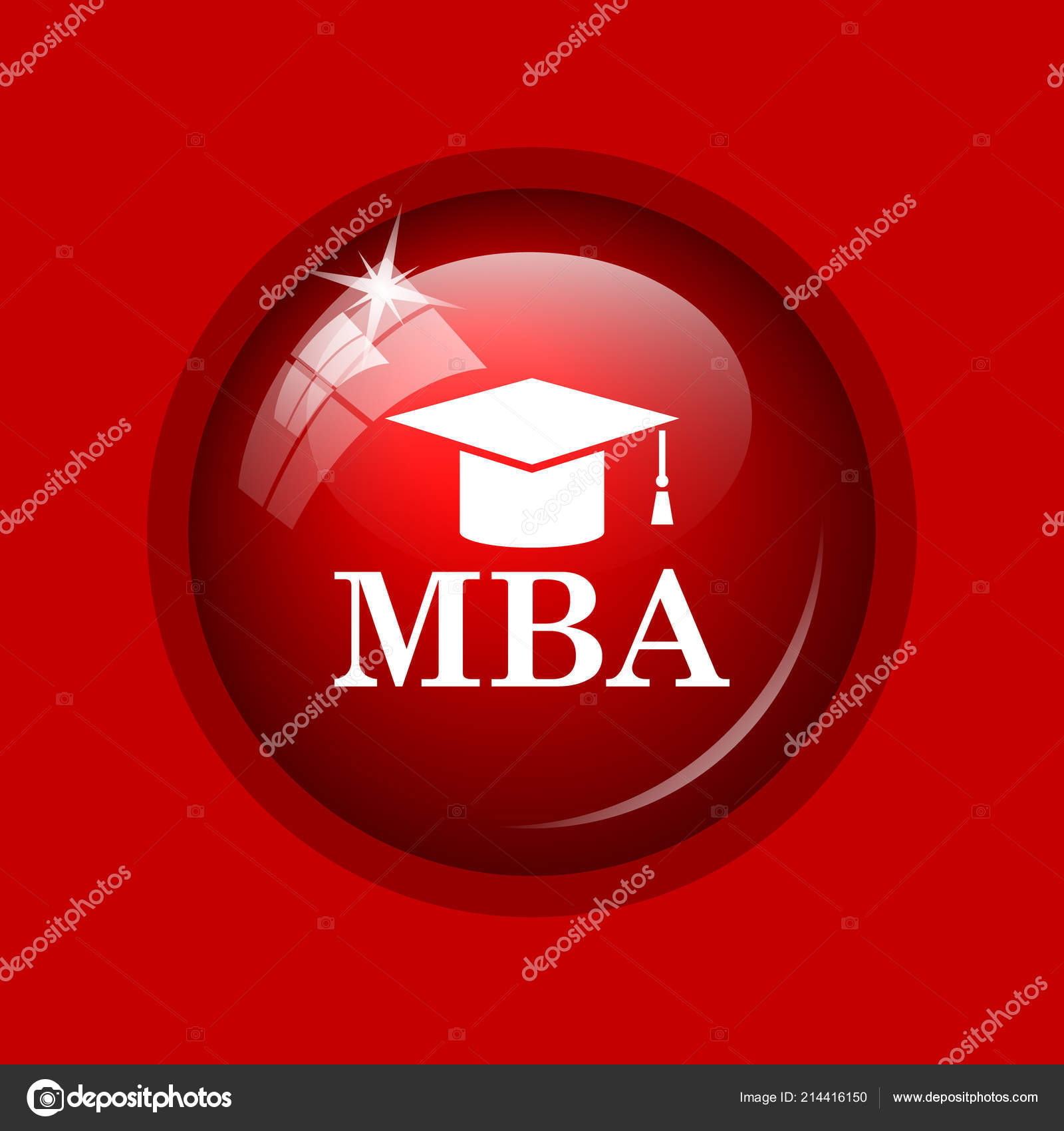 MBA icon — Stock Photo © valentint #214416150