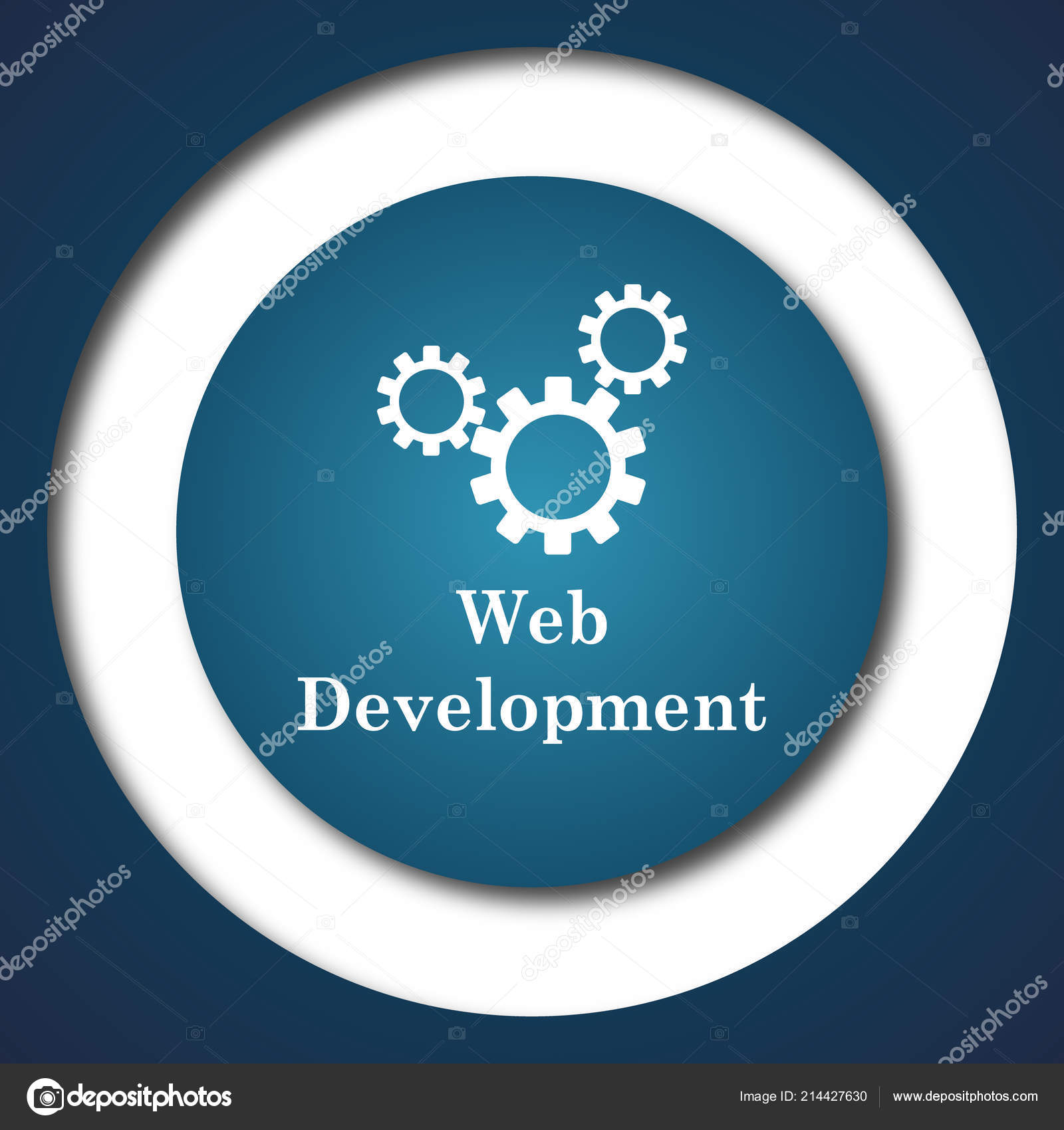 Web development icon — Stock Photo © valentint #214427630