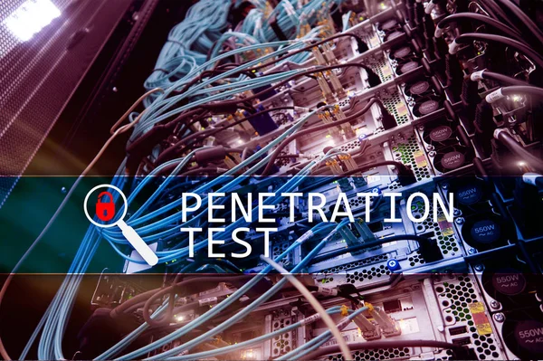 Penetration test. Cybersecurity and data protection. Hacker attack ...