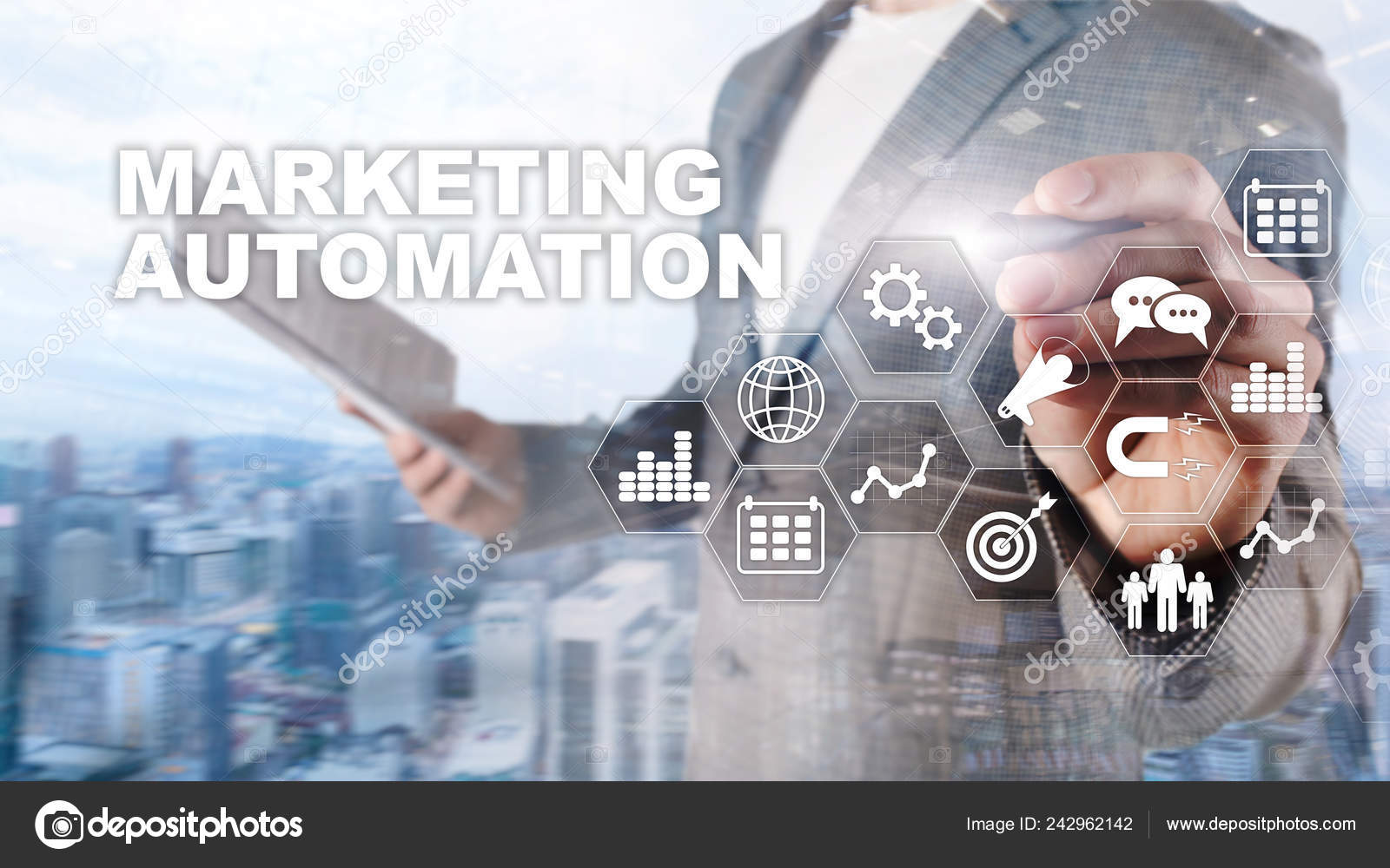 Marketing Automation Software Technology Process System Internet ...