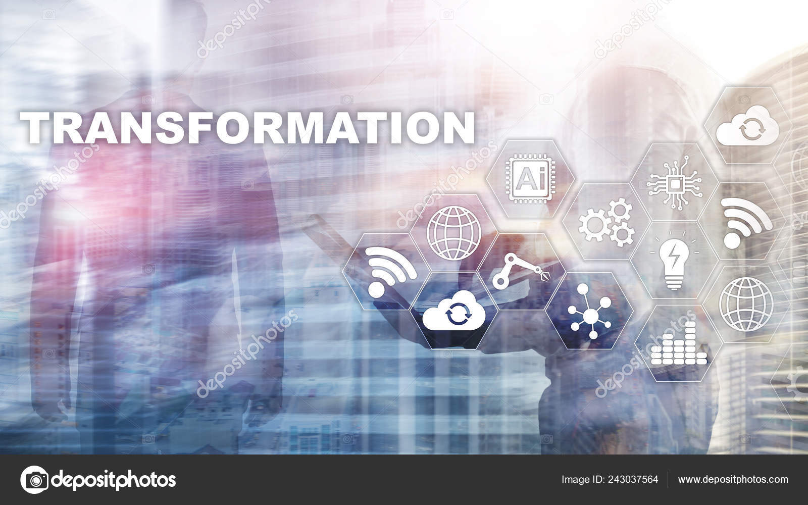 Business Transformation. Future and Innovation Internet and network ...