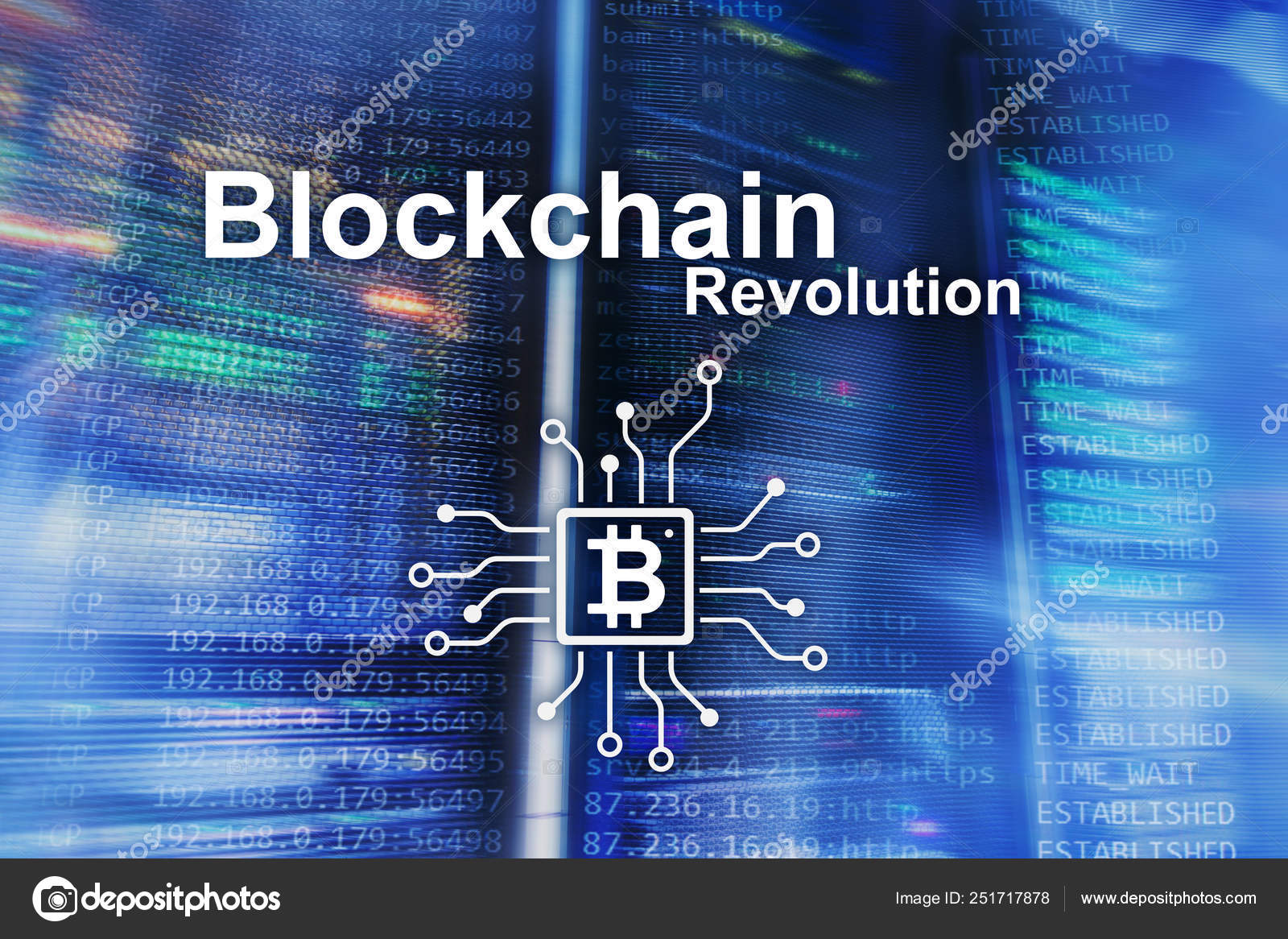 Blockchain revolution, innovation technology in modern business — Stock ...