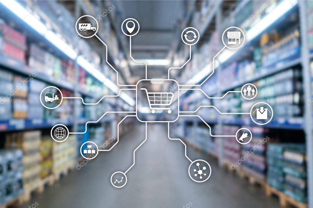 Canales de marketing al por menor Comercio electr nico Concepto de automatizaci n de compras en ...