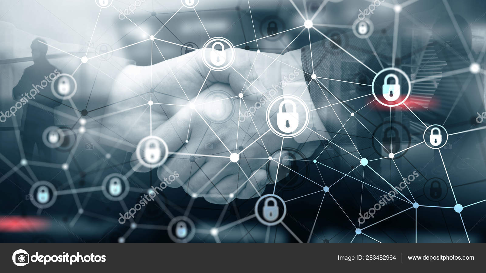 Corporate Data protection. Cyber Security Privacy Business Internet ...