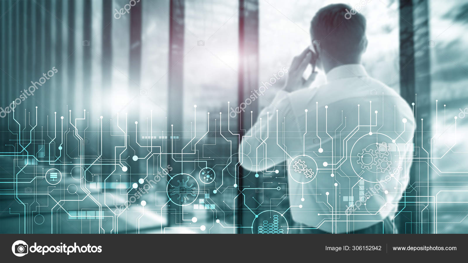 Schematic electronic draft server room information communication ...