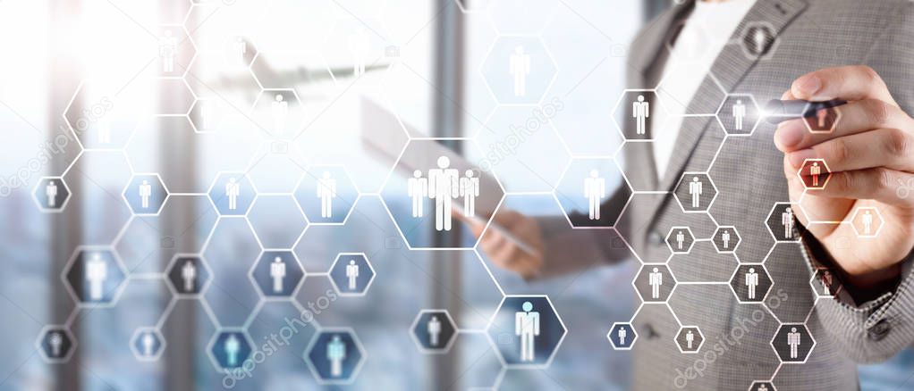 Estructura organizativa y concepto de red social. Recursos Humanos, Recursos Humanos ...