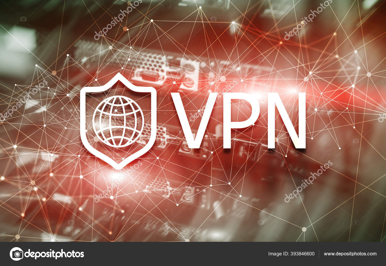 Virtual private network VPN. New technology concept 2020. — Stock Photo ...