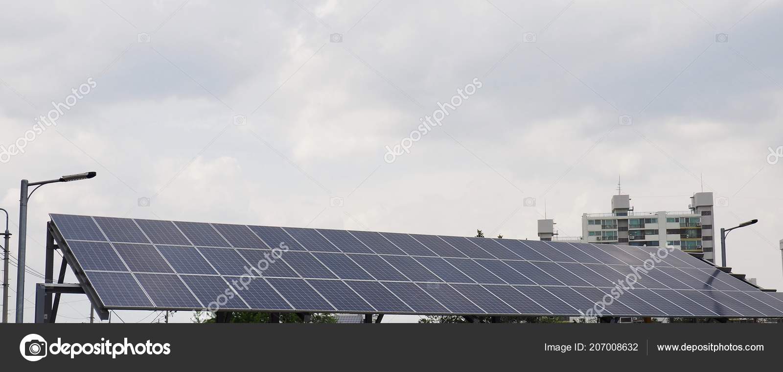 Parking Lot Solar Panel Korea Building Roof — Stock Photo © hssbb79 ...
