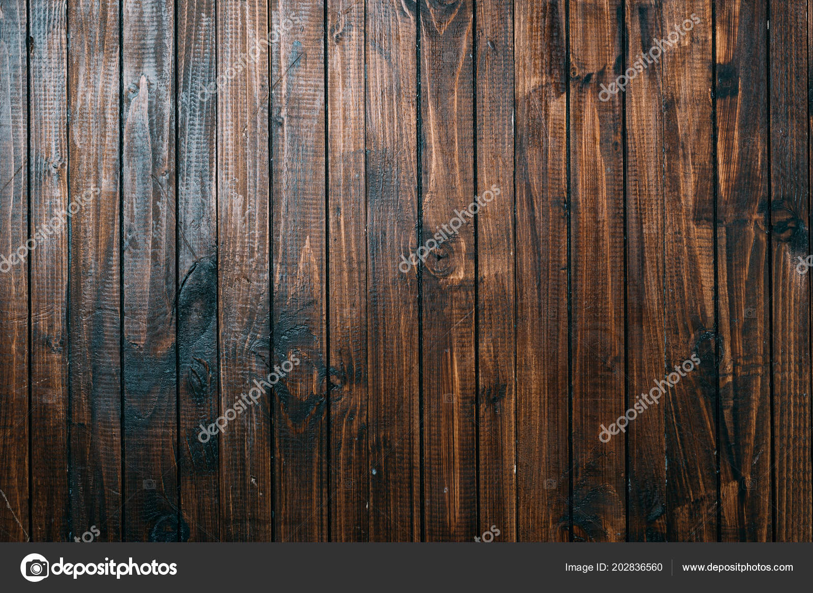 Top View Wooden Planks Surface Background Stock Photo by ...