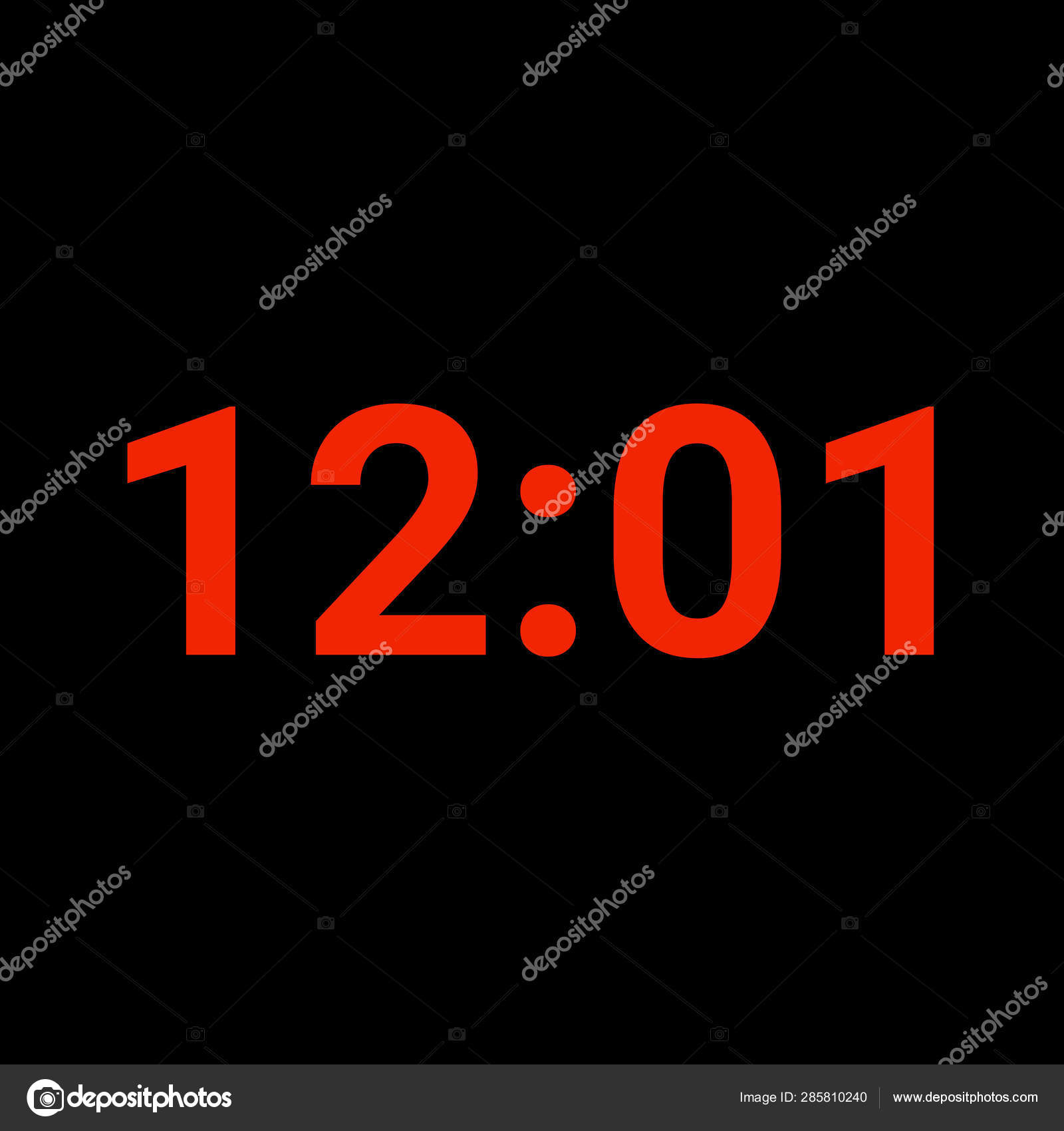 It's Late Red Led Time Display — Stock Photo © digitalmiket #285810240