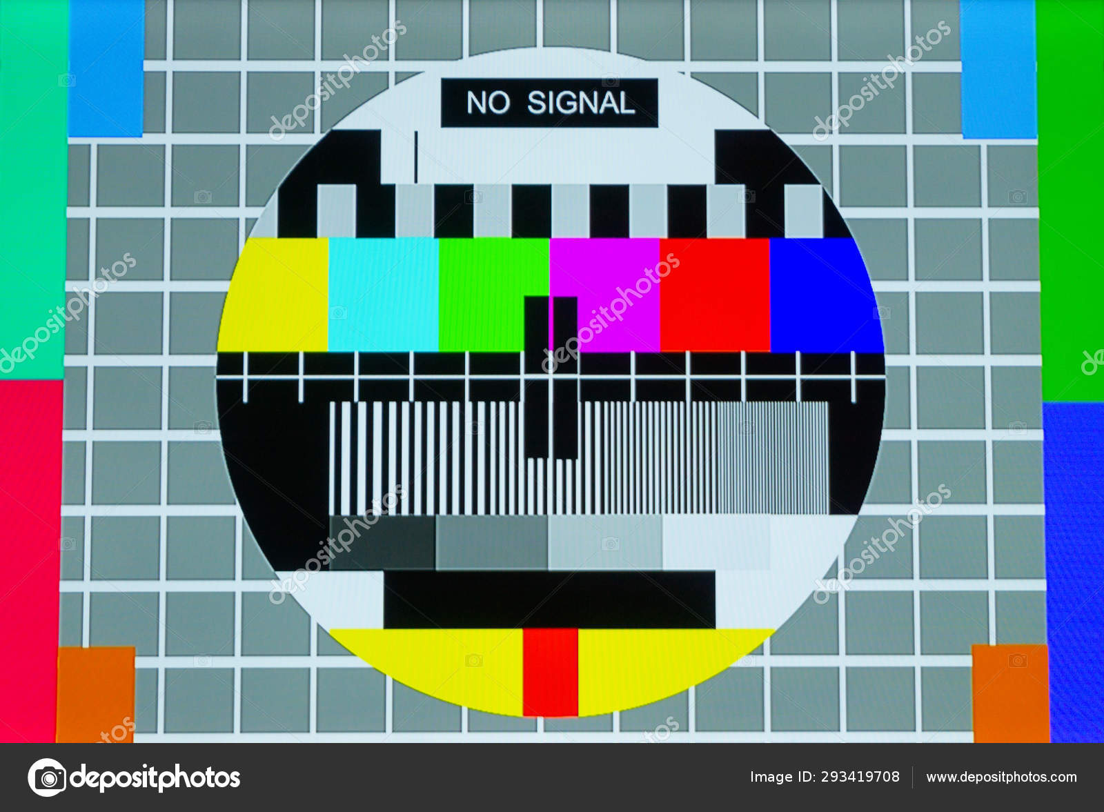 No Signal Tv Screen Wallpaper