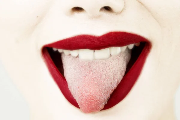 Open Mouth Sticking Out Tongue Stock Image Everypixel