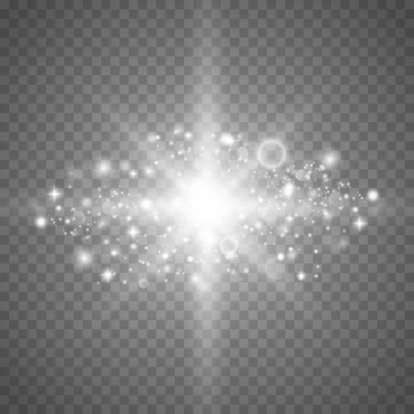 Glowing light effect on transparent background. - Stock Image - Everypixel