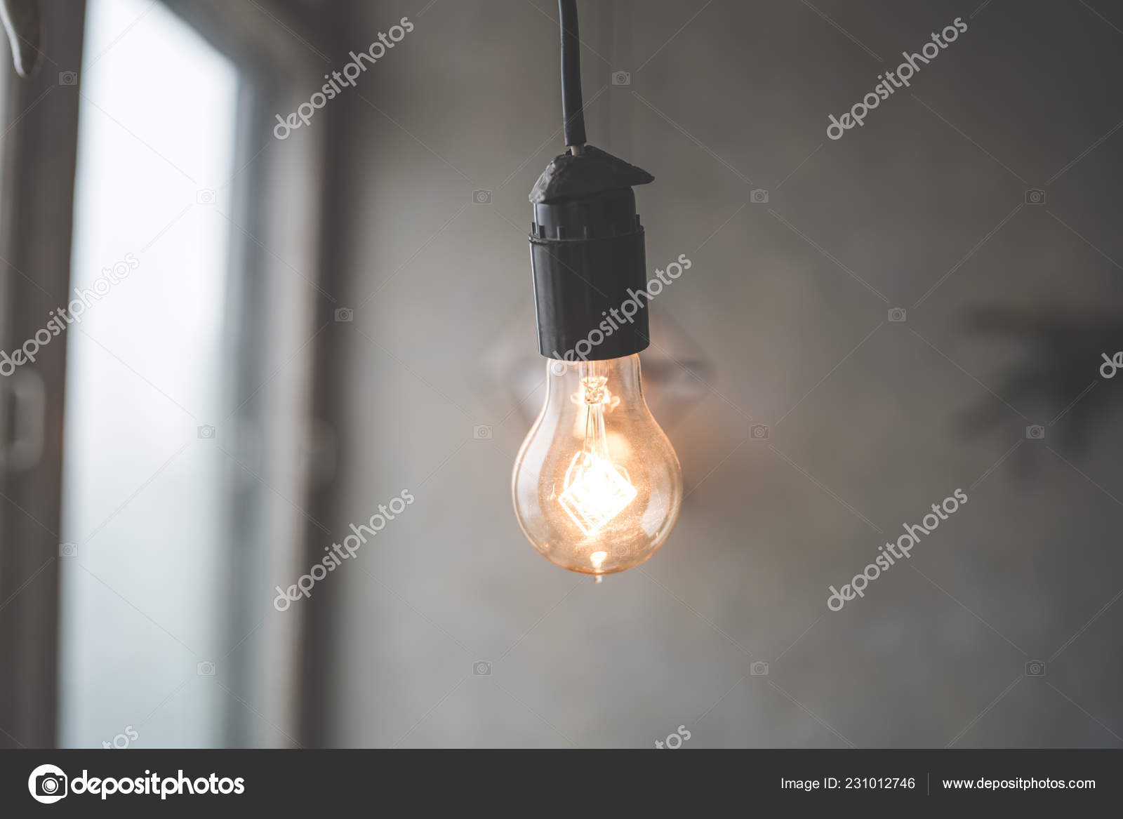 Light Bulb Filament Wallpaper