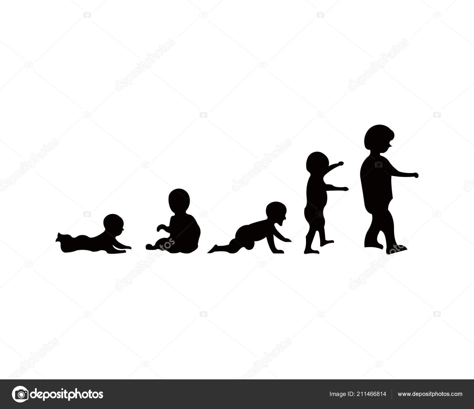 Baby Boy Development Icon Child Growth Stages Toddler Milestones First ...