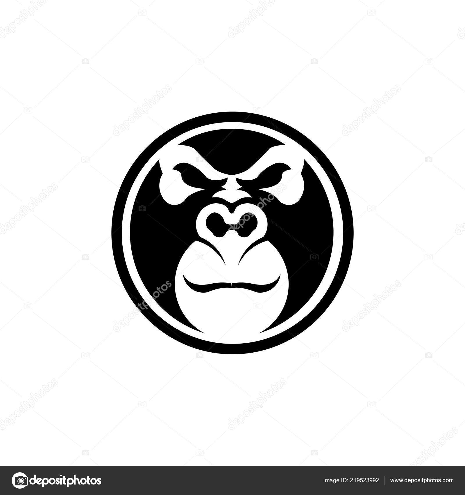 Ape Face Vector