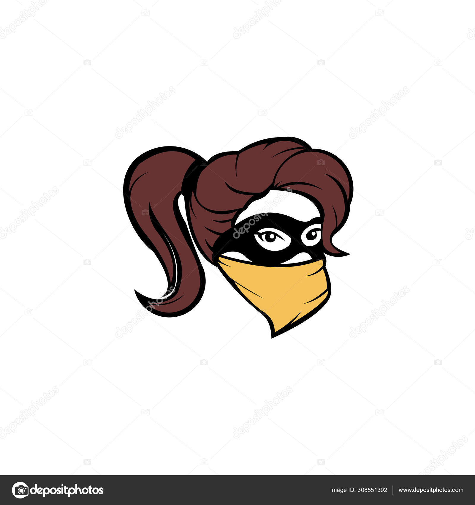 Mexican Bandit Cartoon Girl