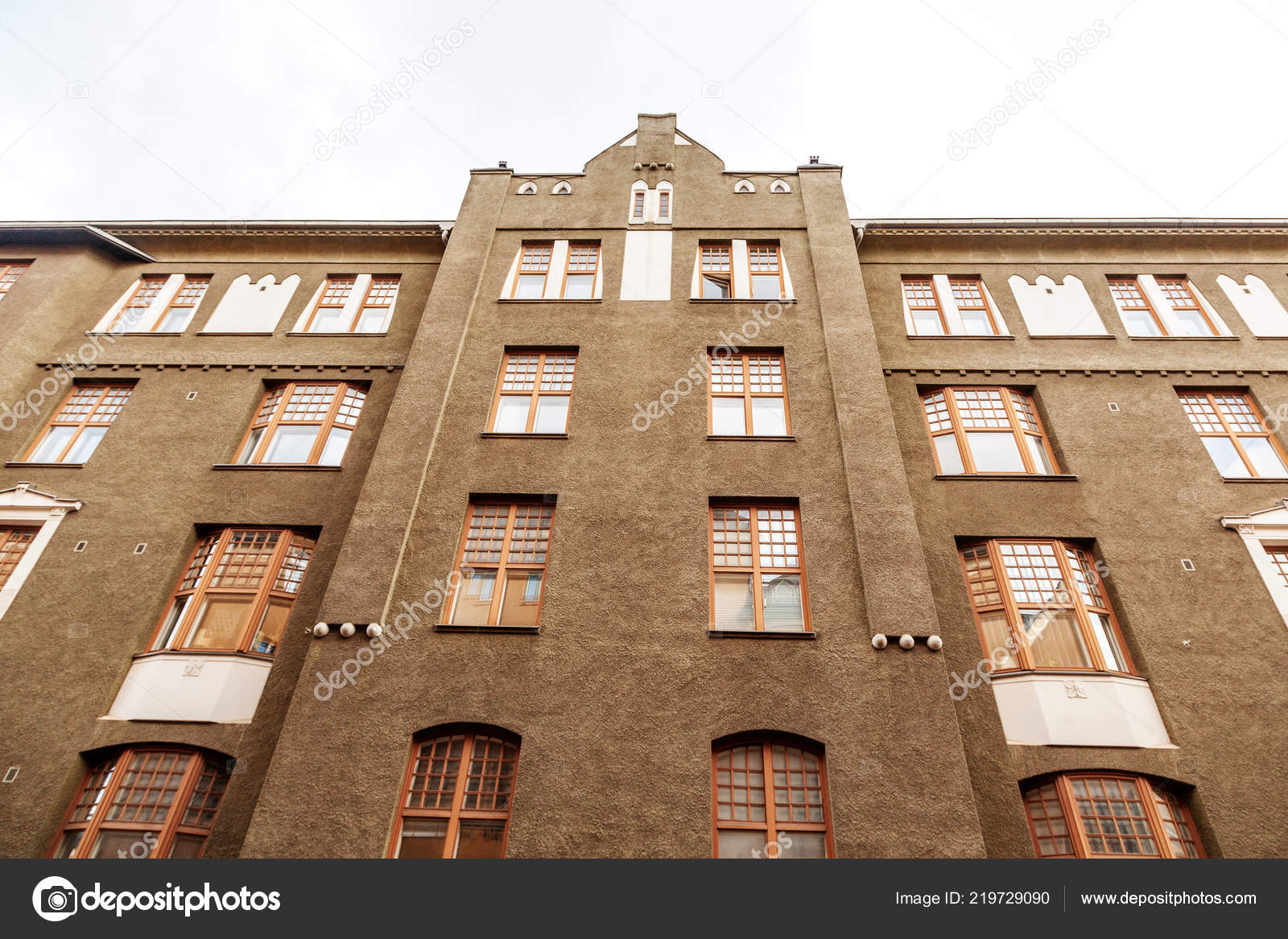 Beautiful Architectural Background Texture Facade Traditional ...