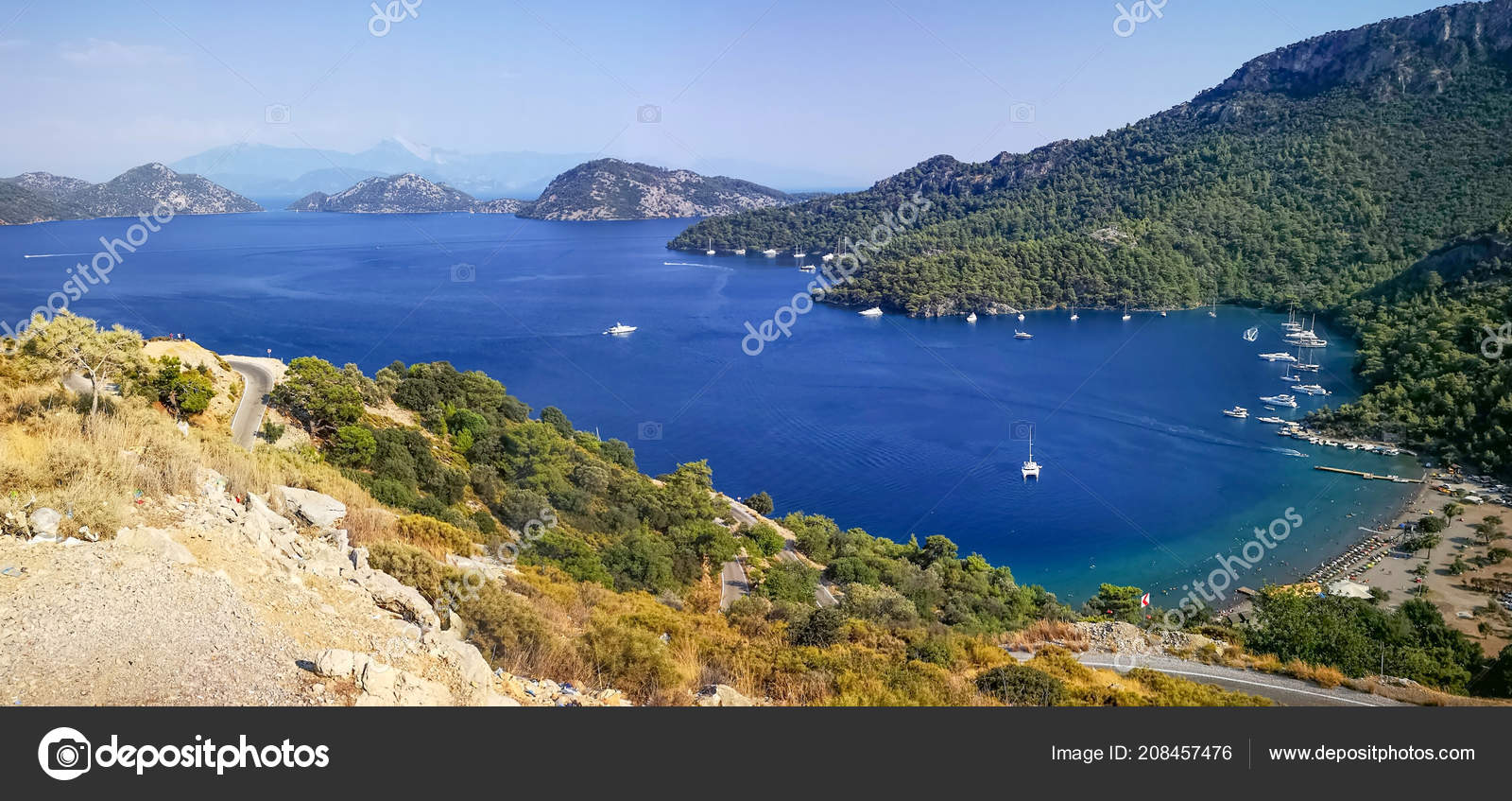 Bahía Sarsala Gocek Turquía — Foto de stock © 19022015MF #208457476