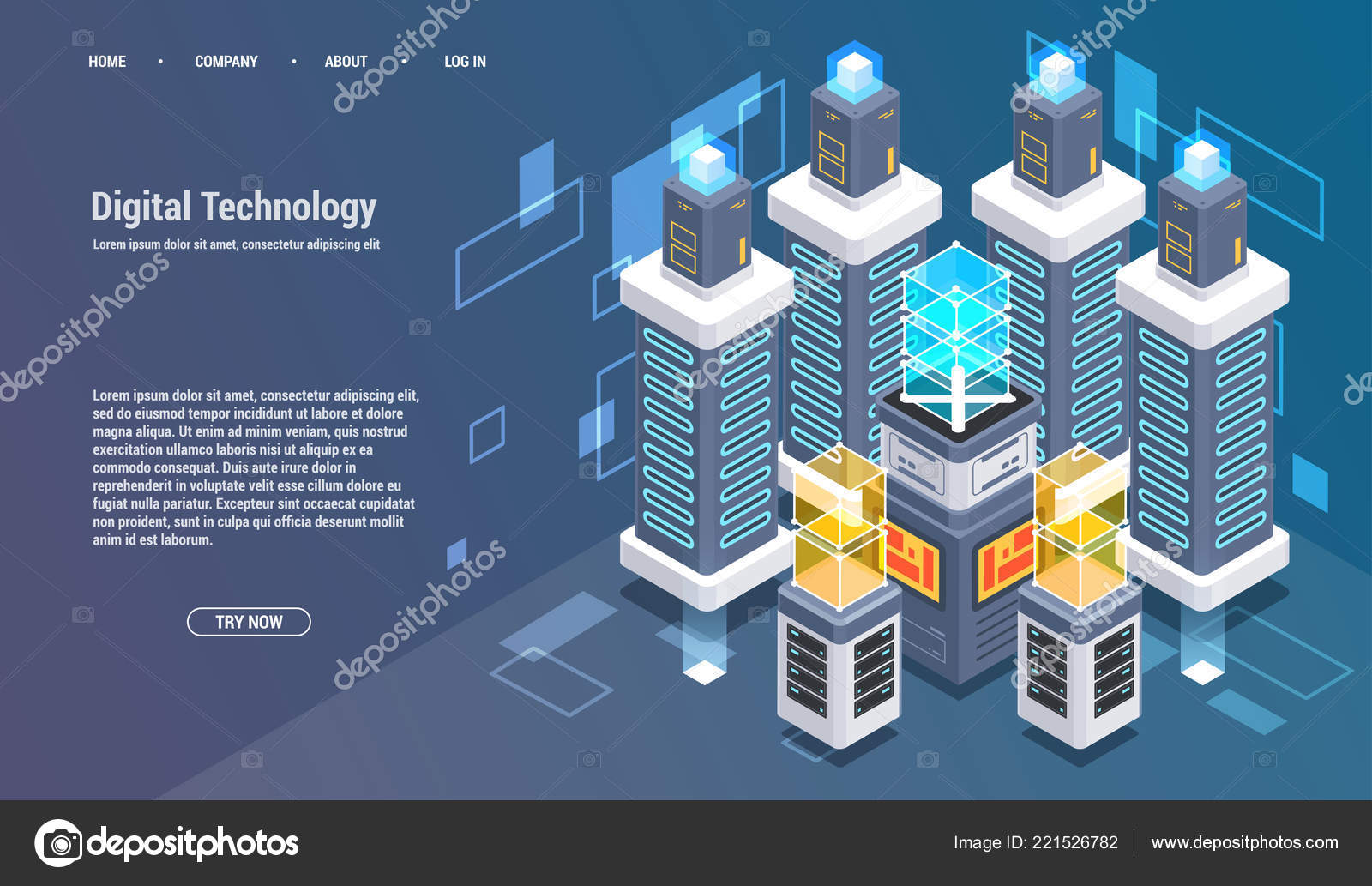 Computation of big data center, information processing, database ...