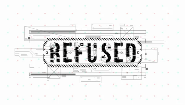 Terminate. Conceptual Layout with HUD elements for print and web ...