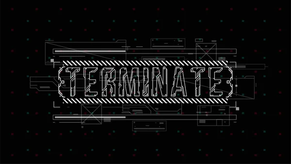 Refused. Conceptual Layout with HUD elements for print and web ...
