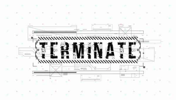 Failure. Conceptual Layout with HUD elements for print and web ...