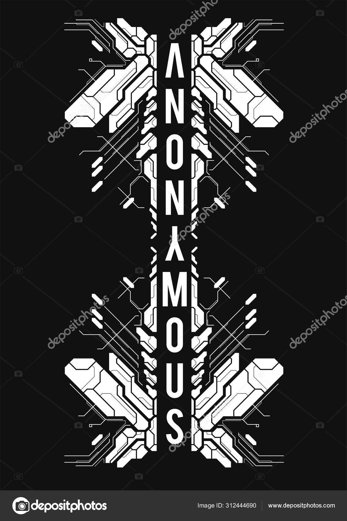 Cyberpunk futuristic poster. Tech Abstract poster template with HUD ...