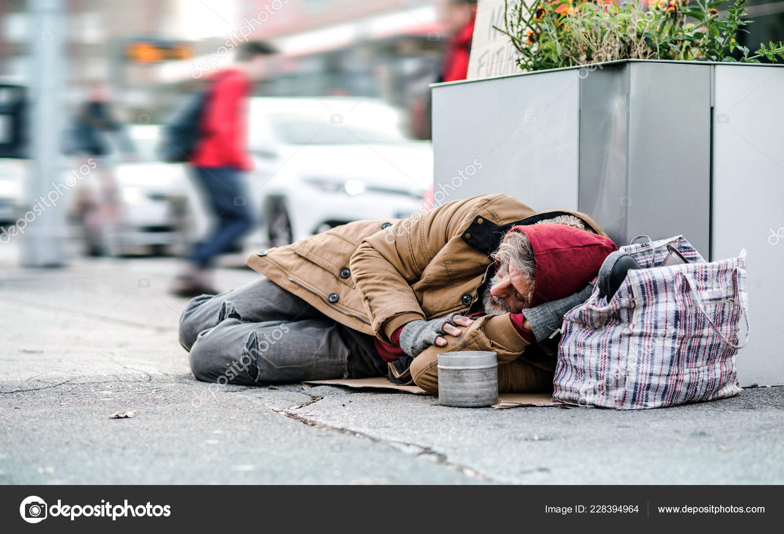 Homeless Begging