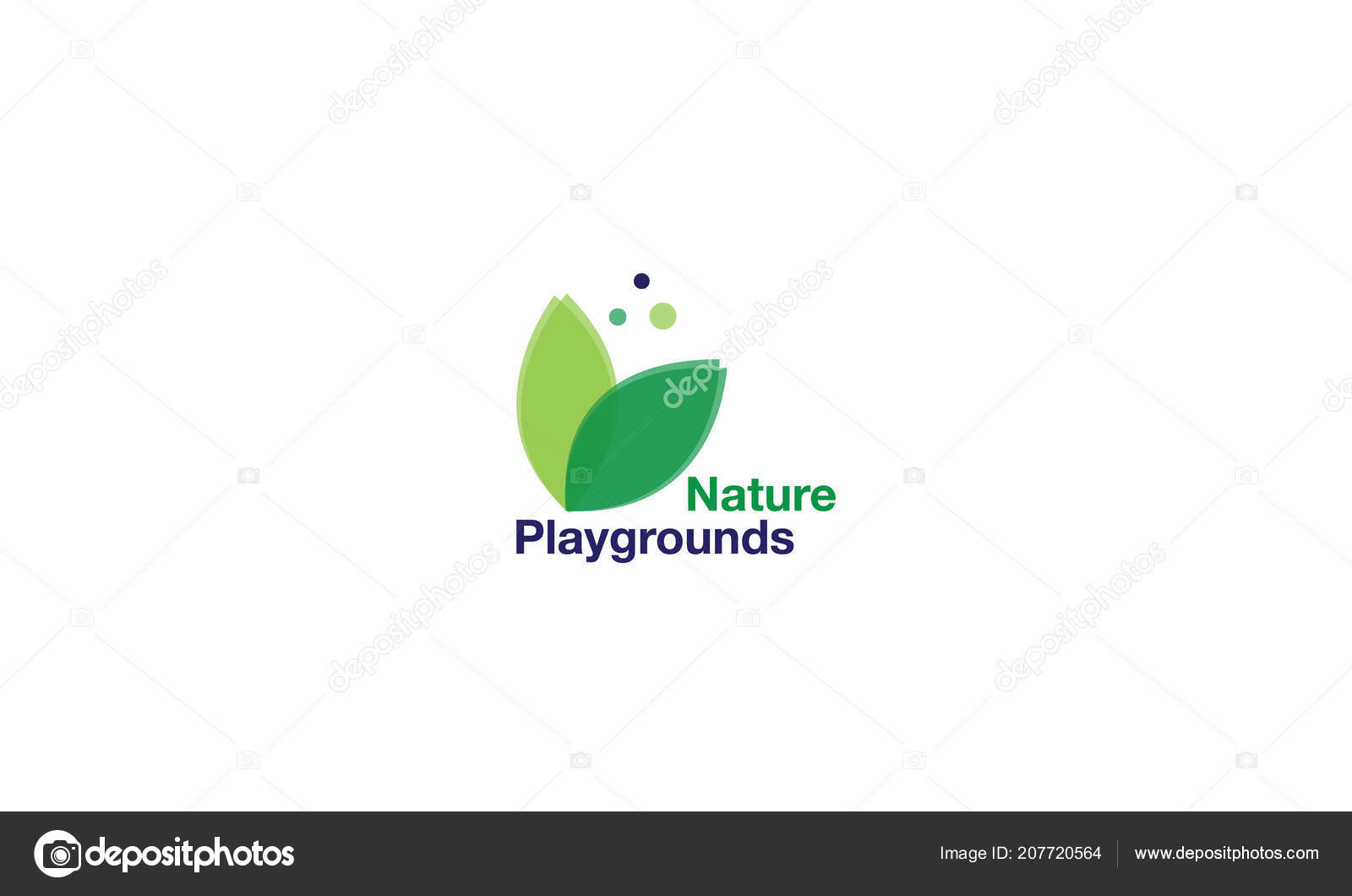 Nature playground vector logo image — Stock Vector © umuarus #207720564