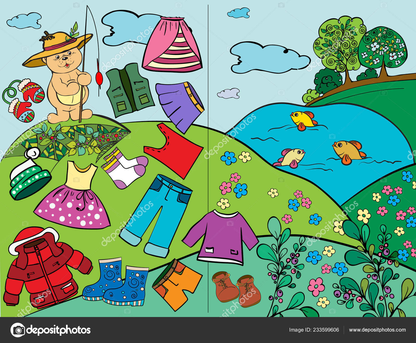 Logic Tasks Choose Right Items Preschool Education Textbook Children ...