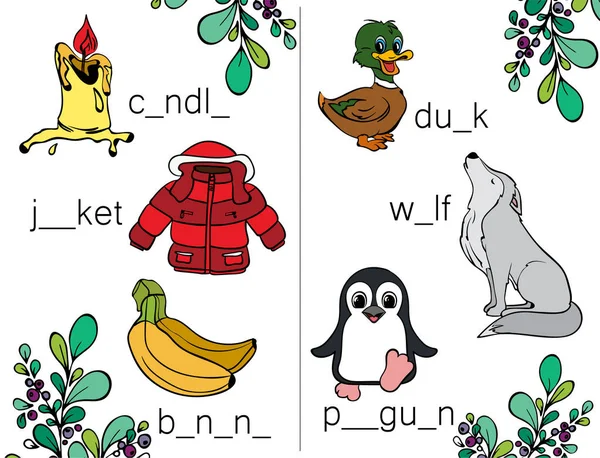 Logic Tasks Preschool Children Find Shadow Puzzles Children Workbook ...