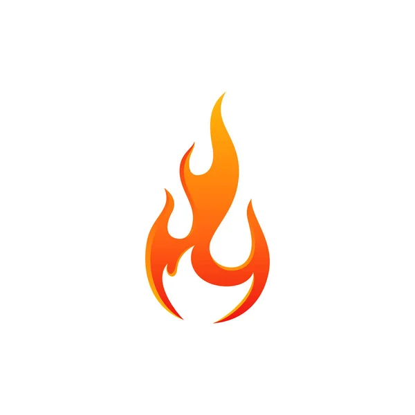 Modern Flame Fire Red Design Stock Vector by ©light.studio 246699350