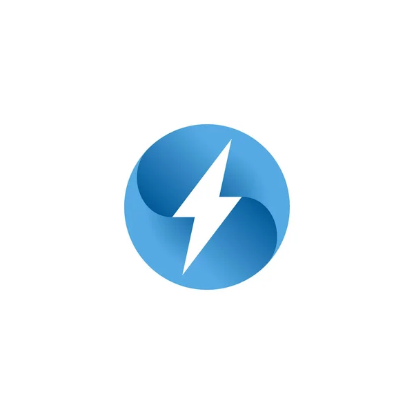 Modern Electrical Blue Lightning Bolt Icon Stock Vector by ©light ...