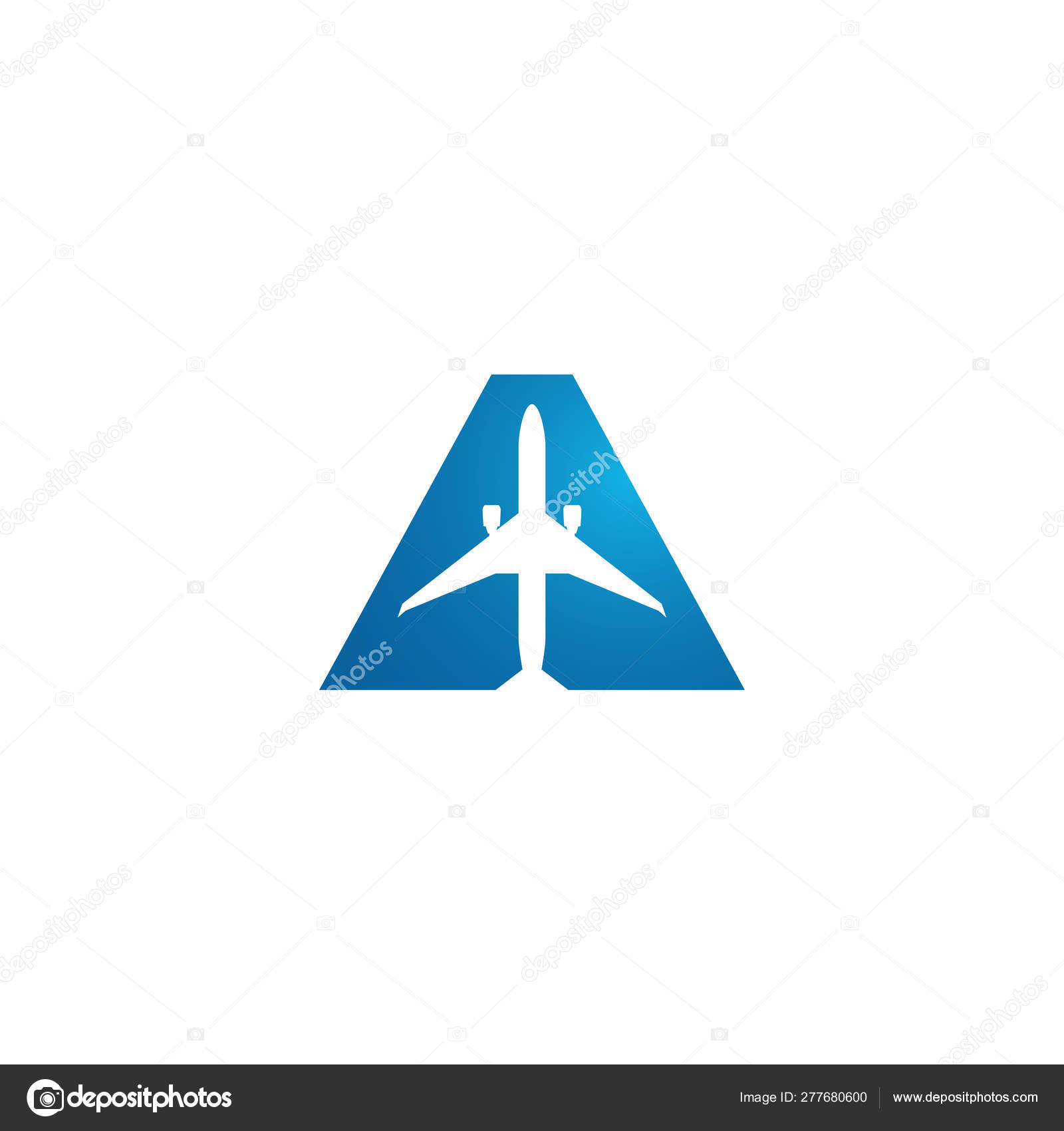 Modern Airplane Traveling Cargo Freight Icon Logo All Business Company ...