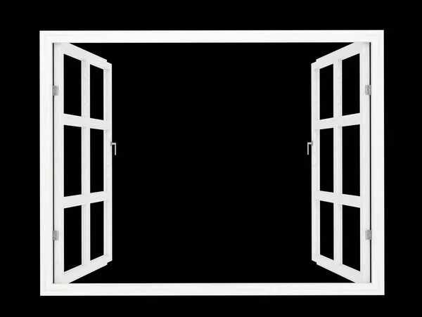 Open wooden window on white 3d rendering Stock Photo by ©DingoArt 309998394