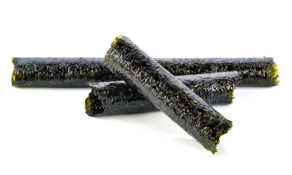 Crispy Nori Seaweed Isolated White Background Japanese Food Nori Dry ...