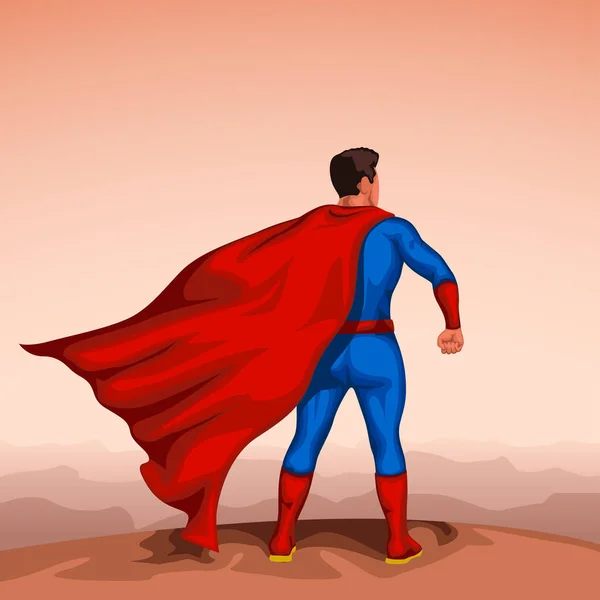 Superhero back Vector Art Stock Images | Depositphotos