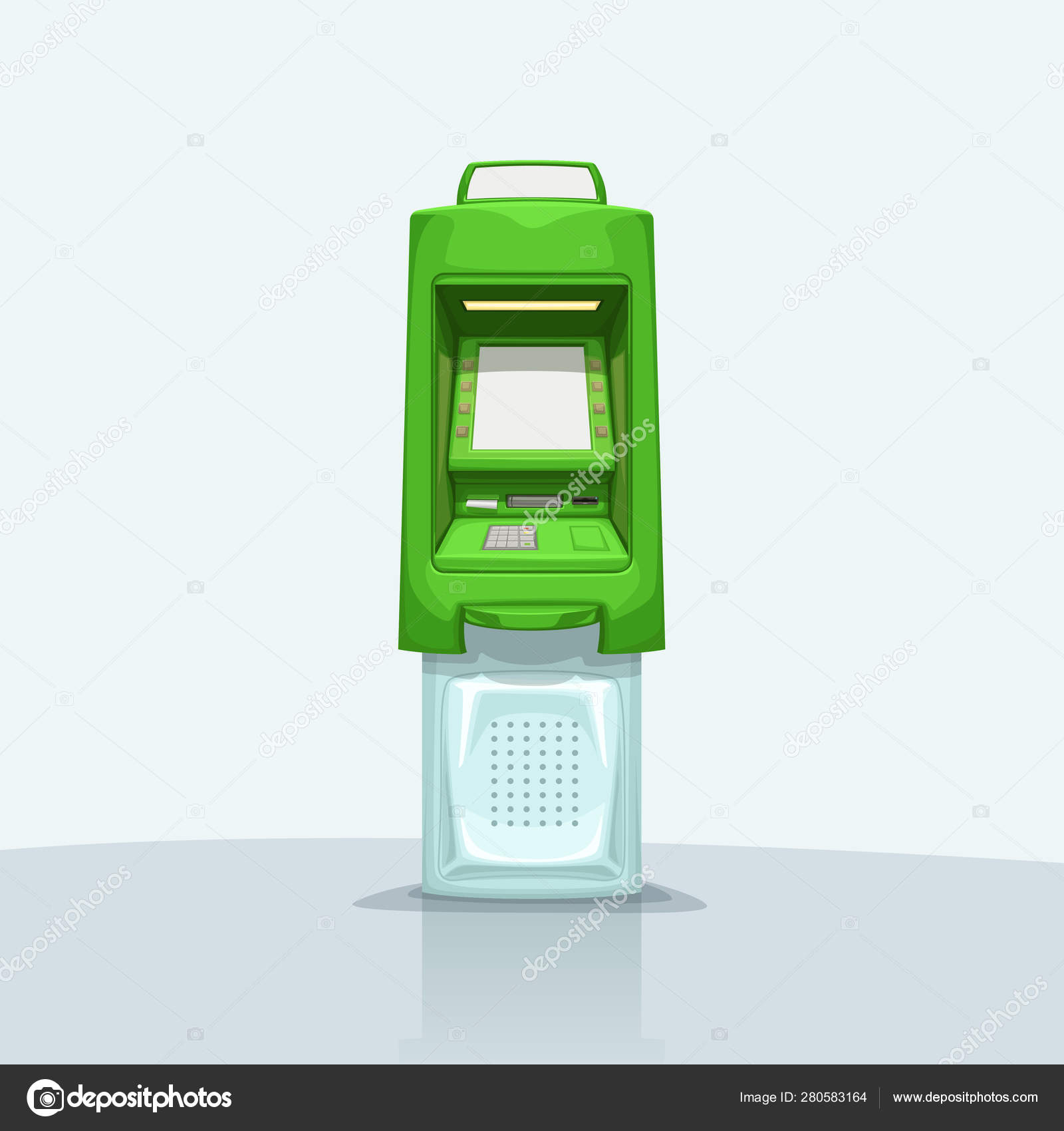 Atm on bright background Stock Vector by ©IfH85 280583164