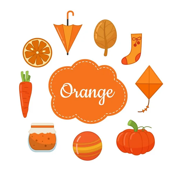 Learn Primary Colors Red Different Objects Red Color Educational ...