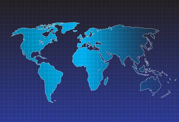 World Map Vector Infographic Concept Flat Earth Map Website Annual ...